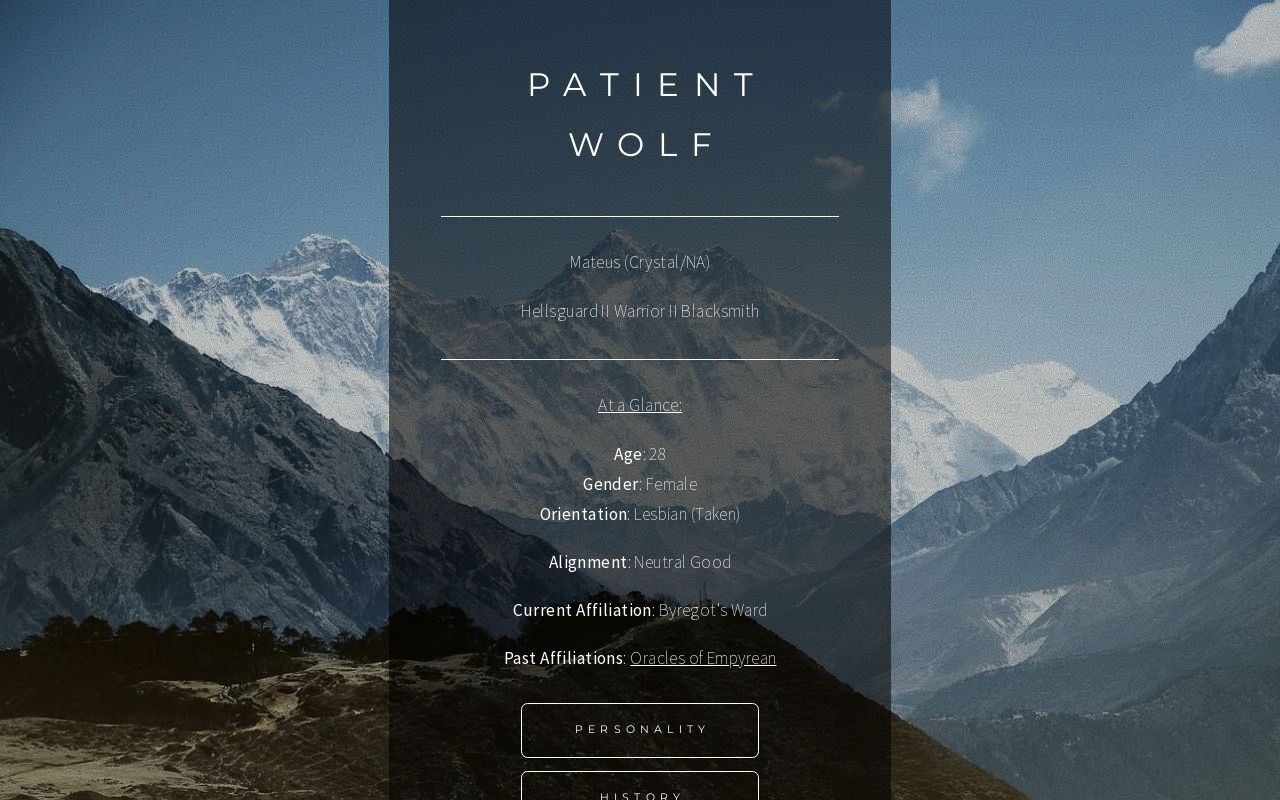 Patient Wolf